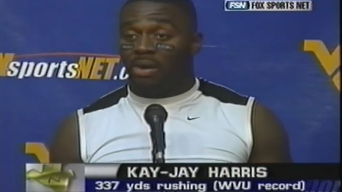 Video: WVU's Kay Jay Harris runs for 337 yards vs ECU (2004)