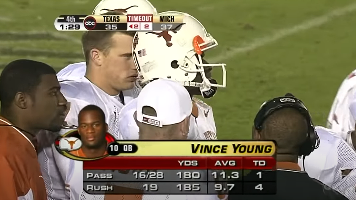 Vince Young's legendary Rose Bowl highlights vs Michigan