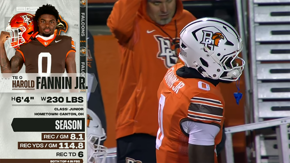 Video: Bowling Green TE Harold Fannin Jr.'s 2024 highlights